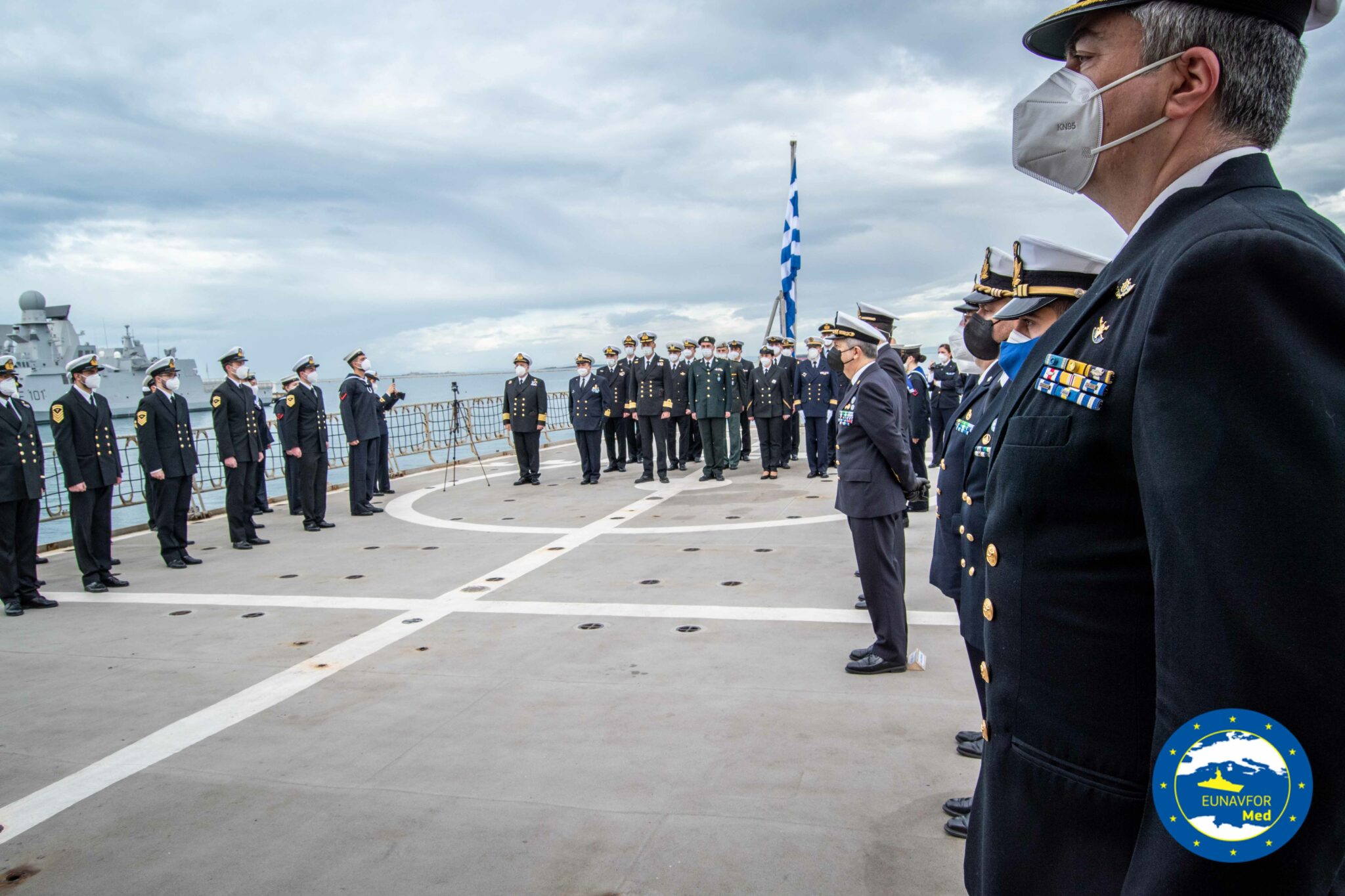 Operation EUNAVFOR MED IRINI: new Force Commander and Flagship from the ...