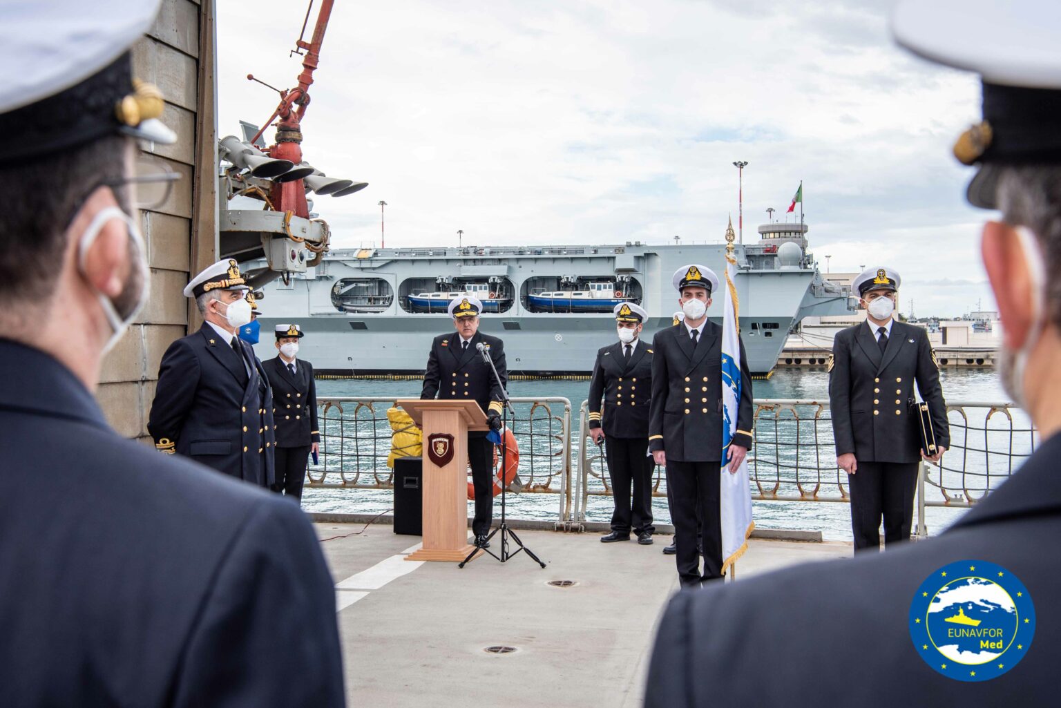 Operation EUNAVFOR MED IRINI: new Force Commander and Flagship from the ...