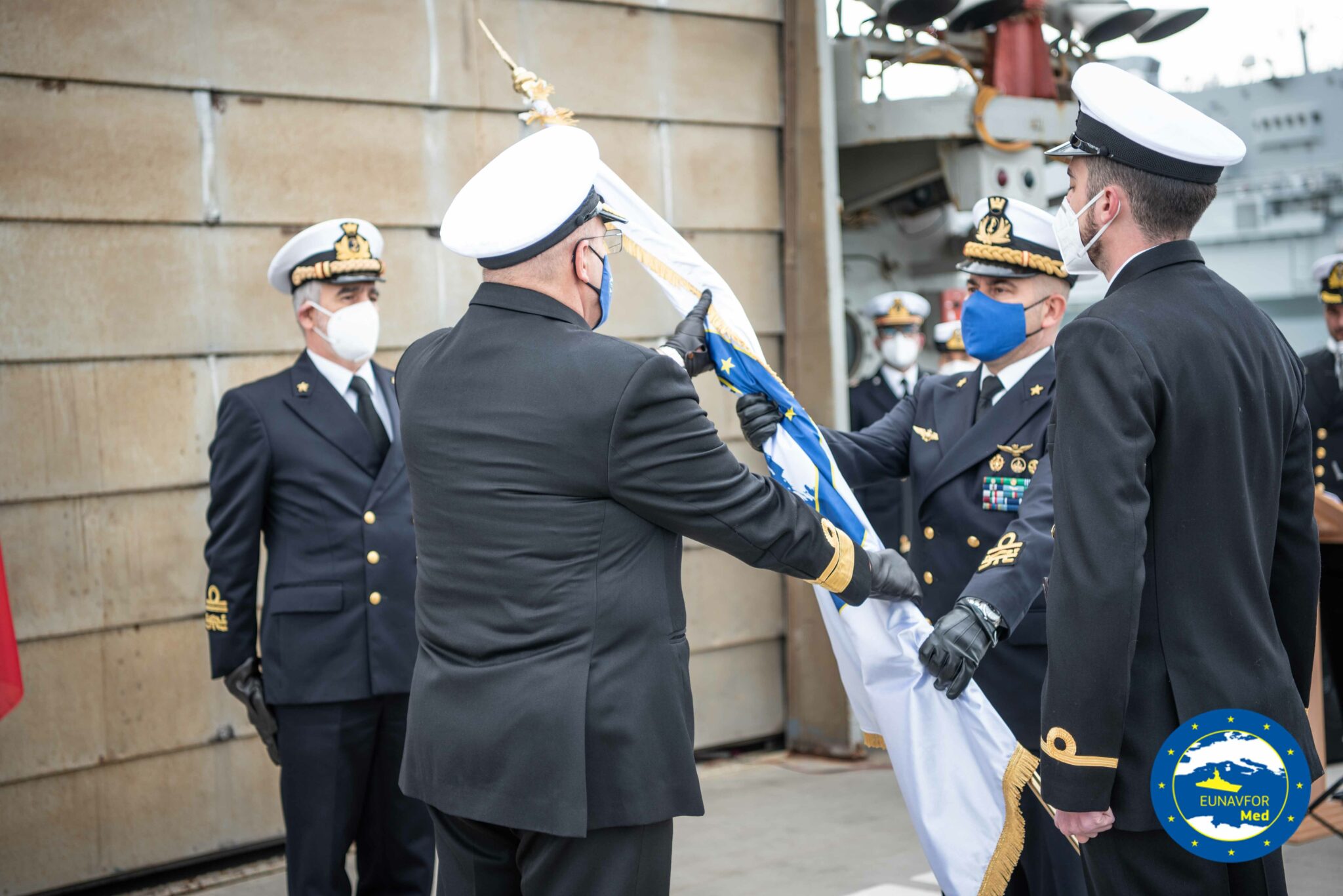 Operation EUNAVFOR MED IRINI: new Force Commander and Flagship from the ...