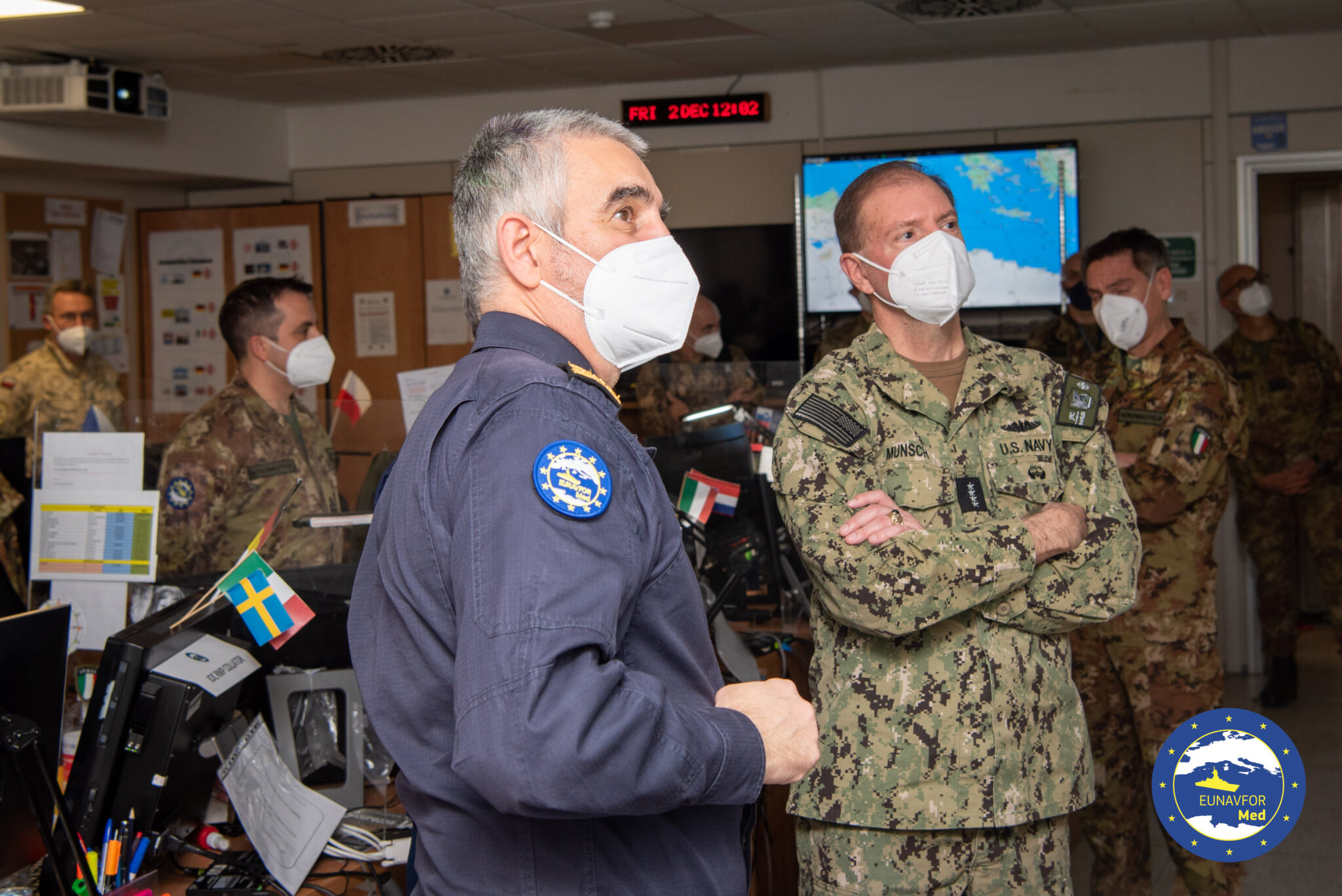 Admiral Stuart B. Munsch, Commander of the NATO Joint Force Command in ...