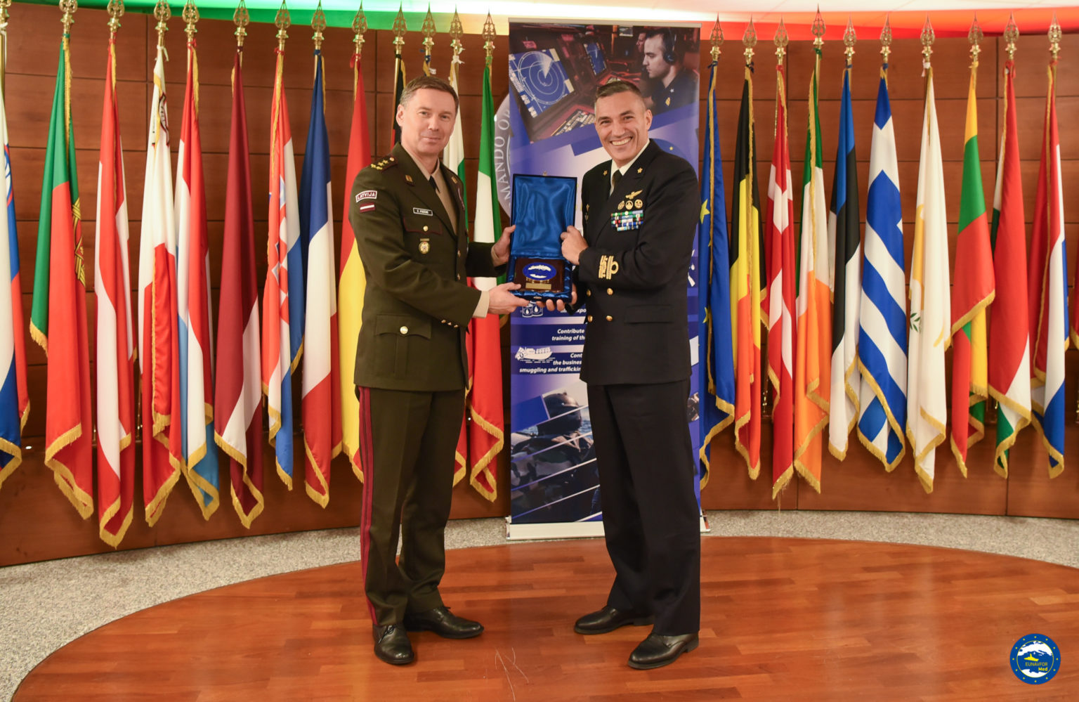 VISIT OF THE CHIEF OF DEFENCE OF THE REPUBLIC OF LATVIA AT EUNAVFOR MED ...
